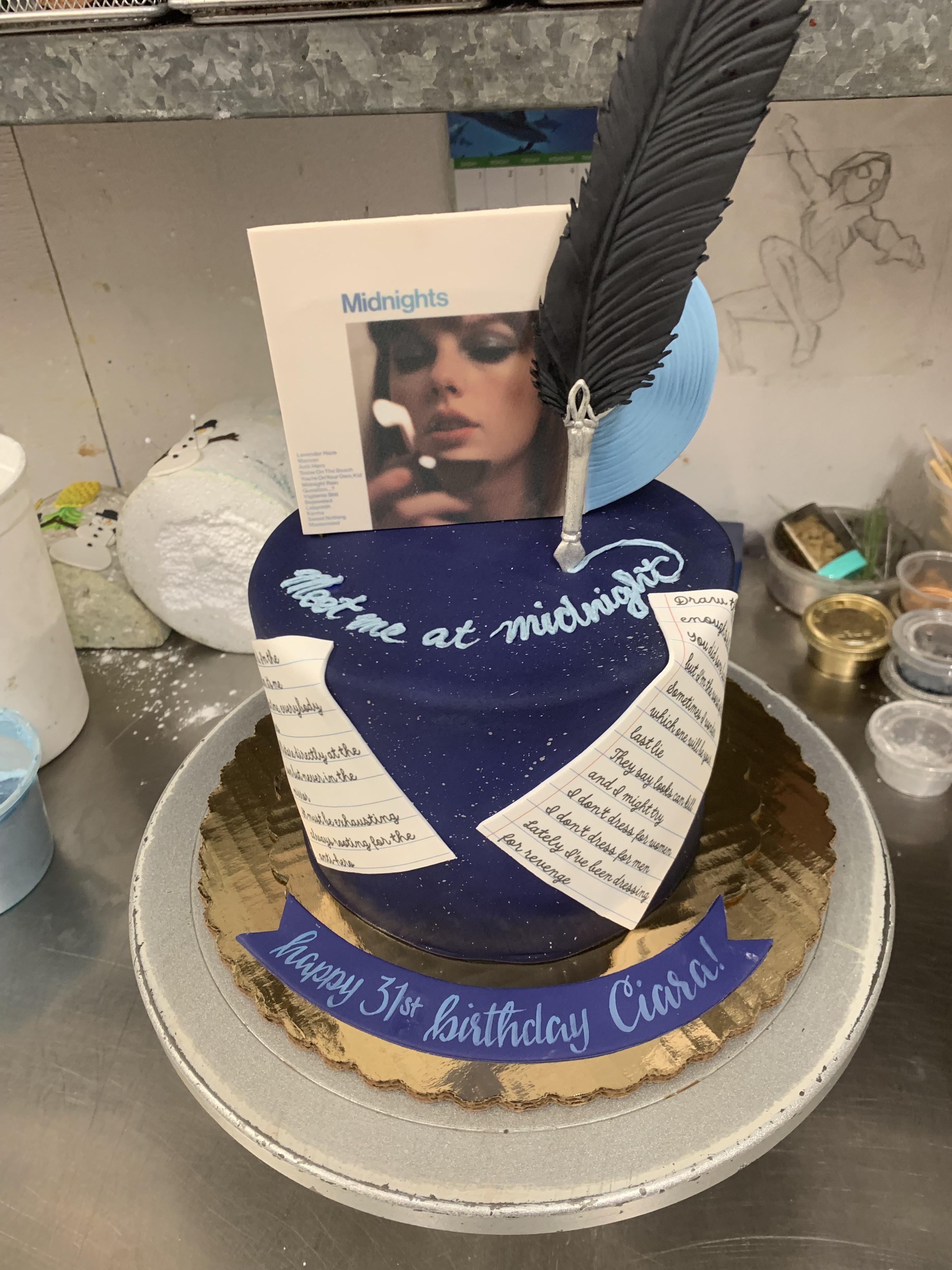 A Swiftie birthday cake | Scrolller