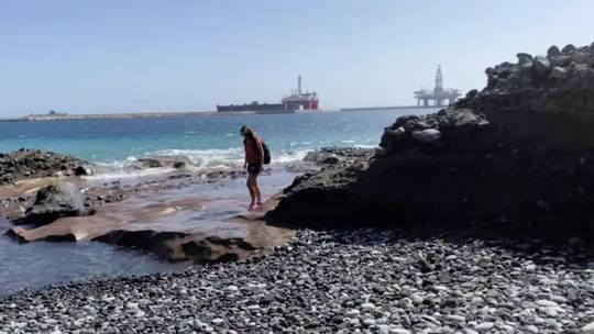 Almost too short for a windy beach day, but feels so naughty and risky walking around almost ...