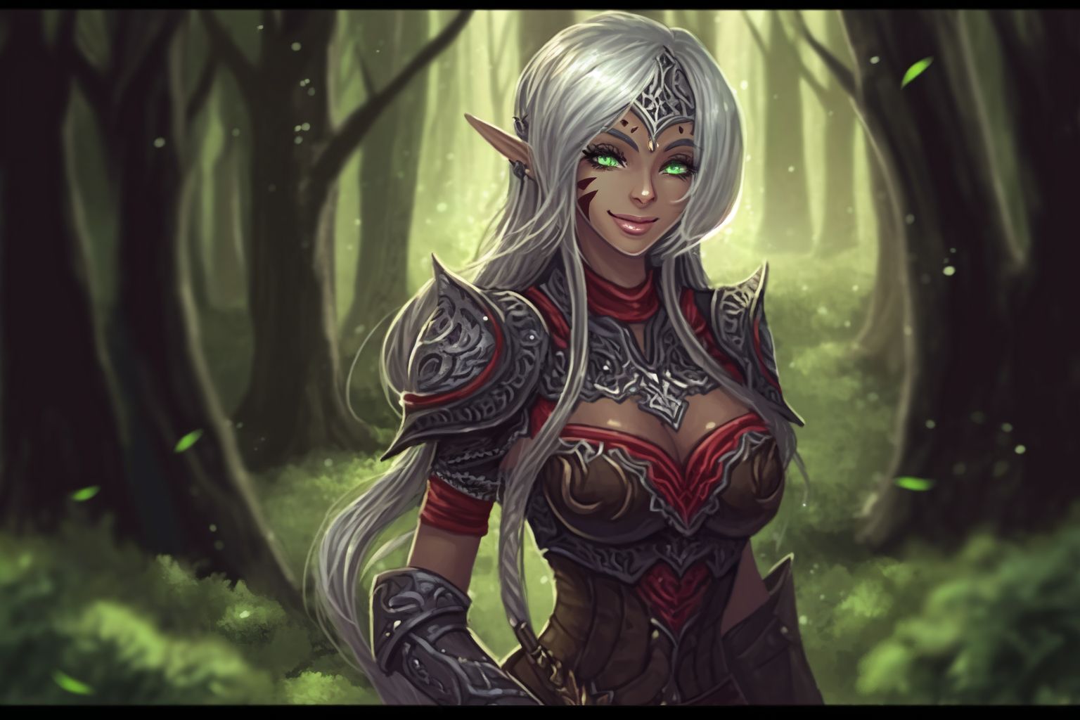 Another O.C. Dark Elf made by A.I. | Scrolller