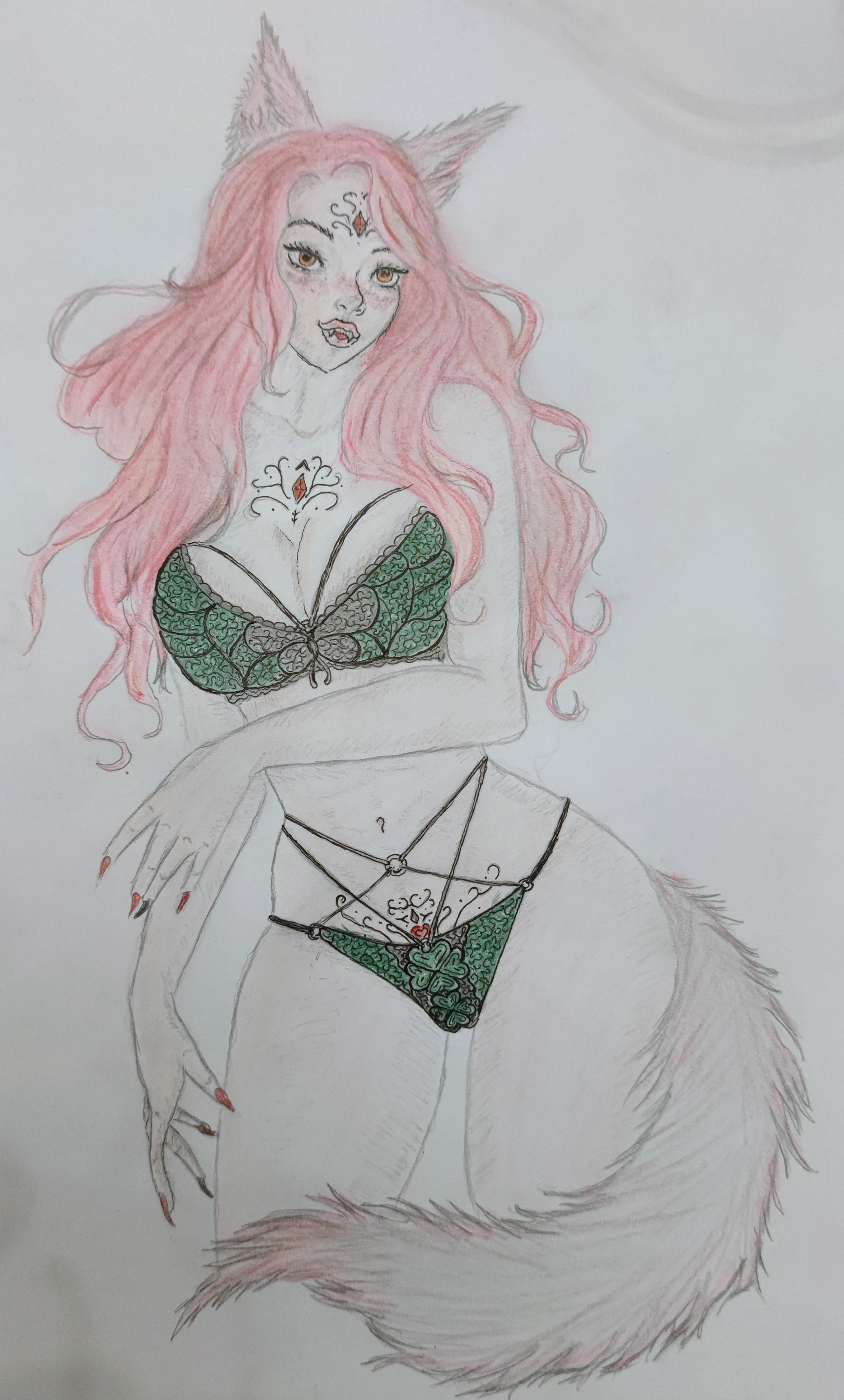 Another piece of my [OC] Mushi, hope you like her | Scrolller