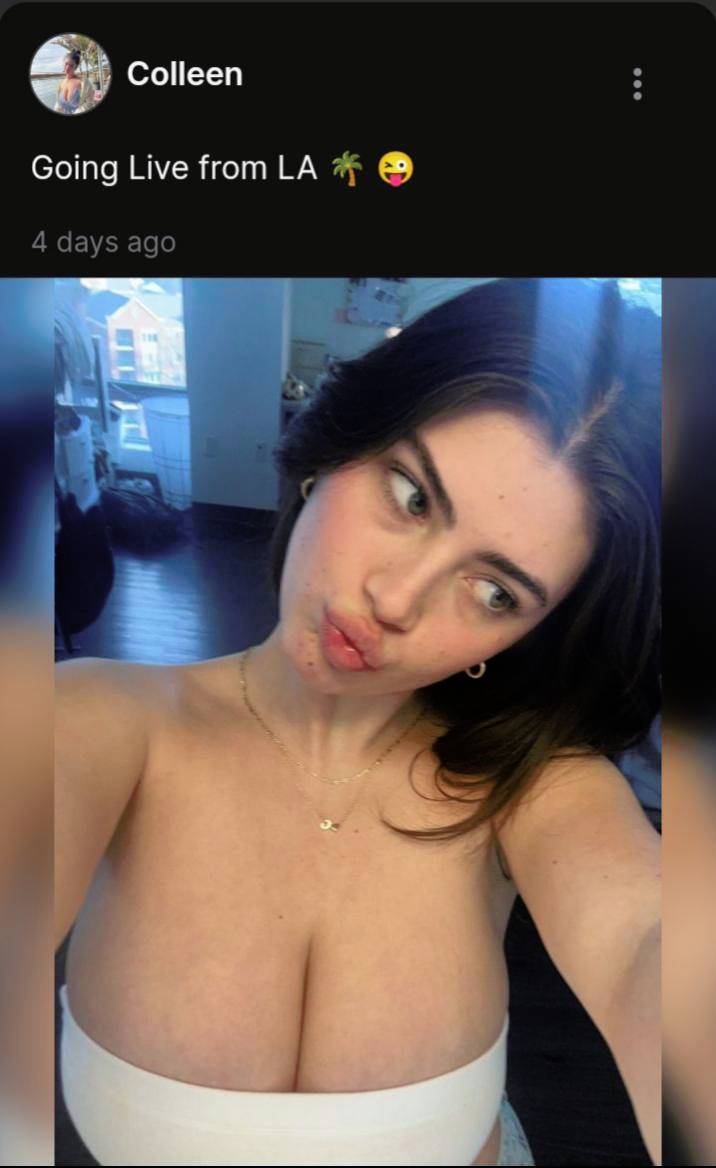 Anyone record her live? | Scrolller