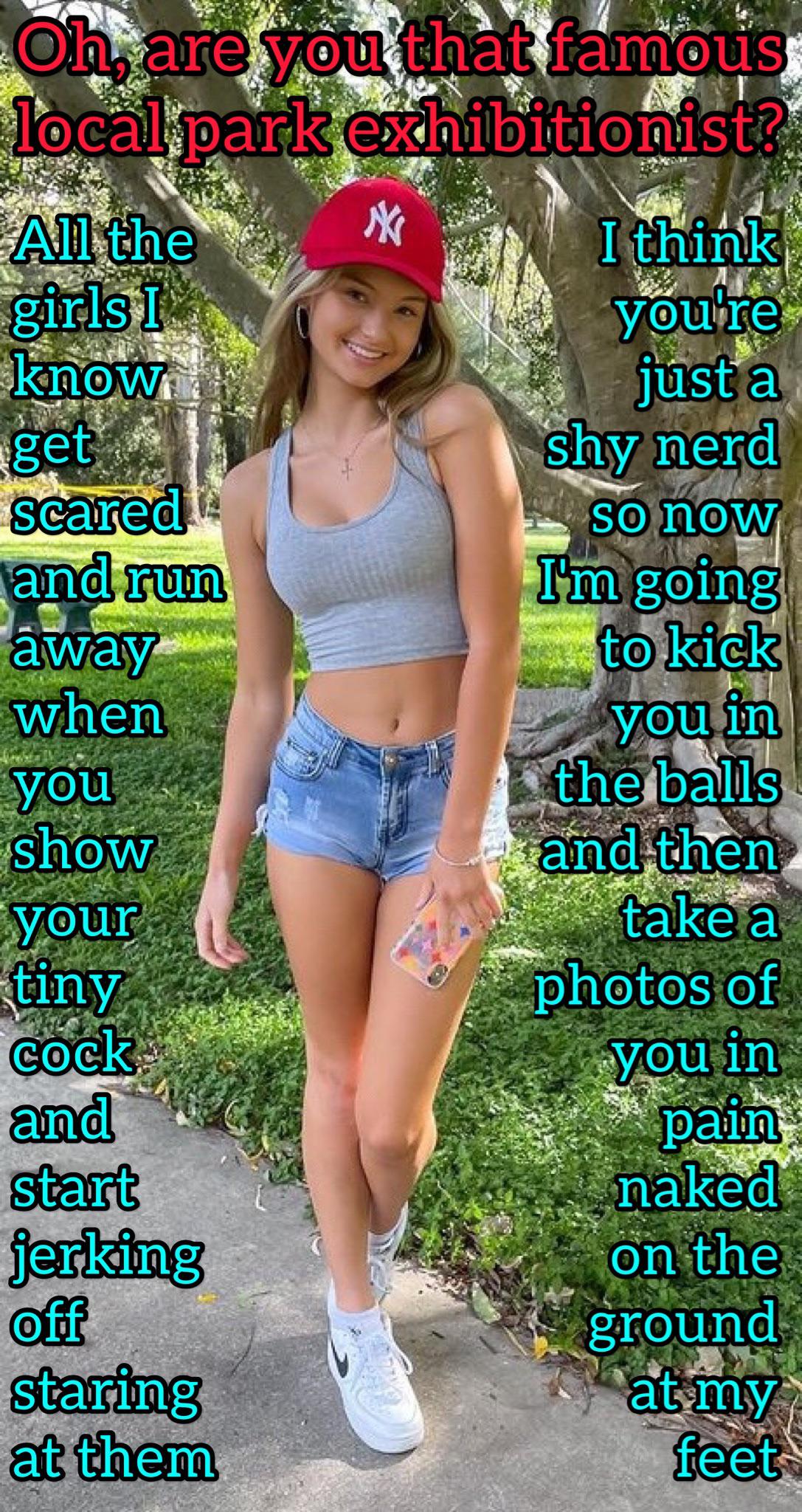 Are you that famous park exhibitionist? | Scrolller