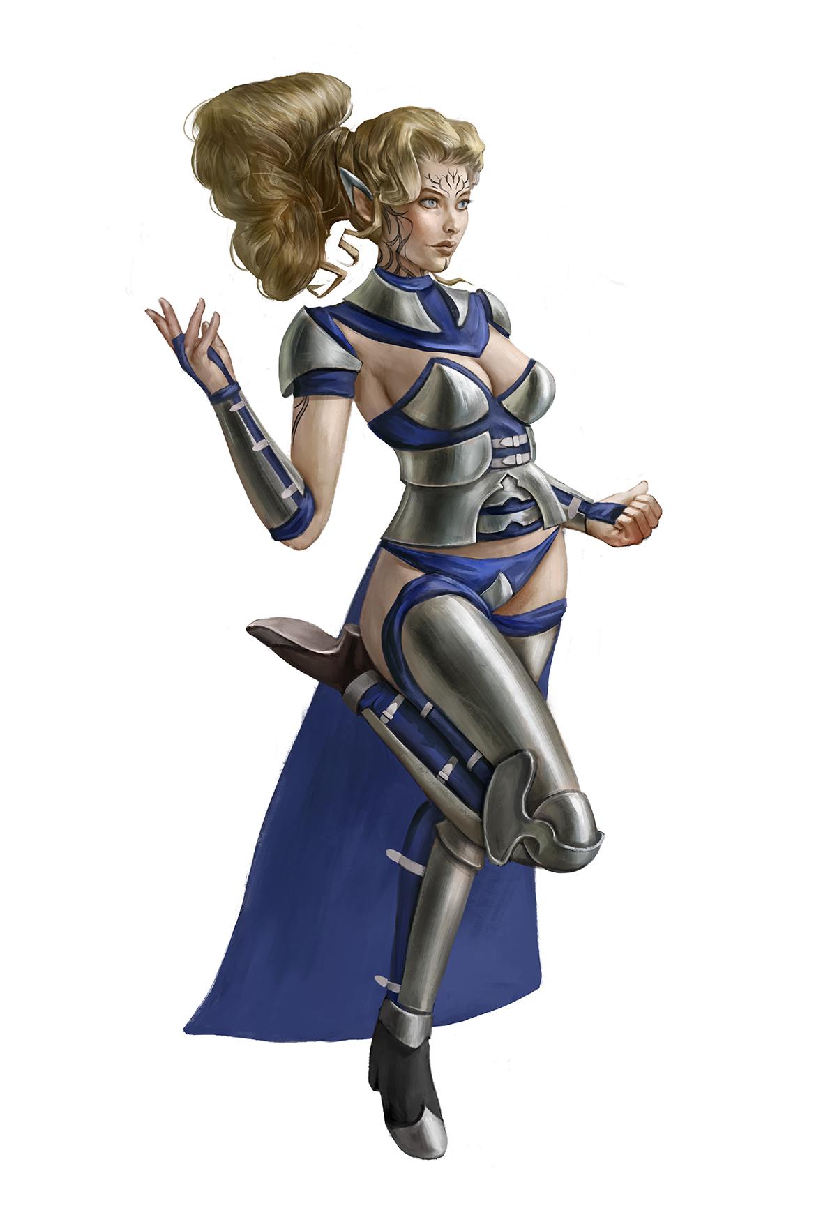 [Art][OC] Elf Mage | Scrolller