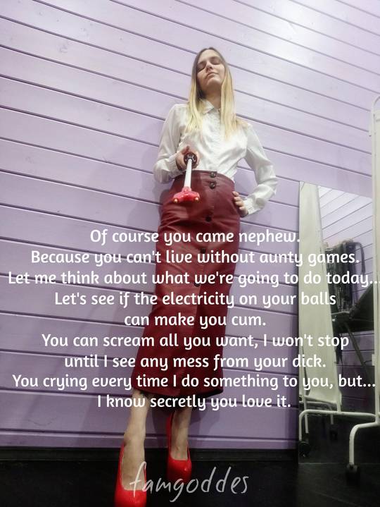 [aunt] [flr] [mistress] [femdom] [electric] [shock] [milking] | Scrolller