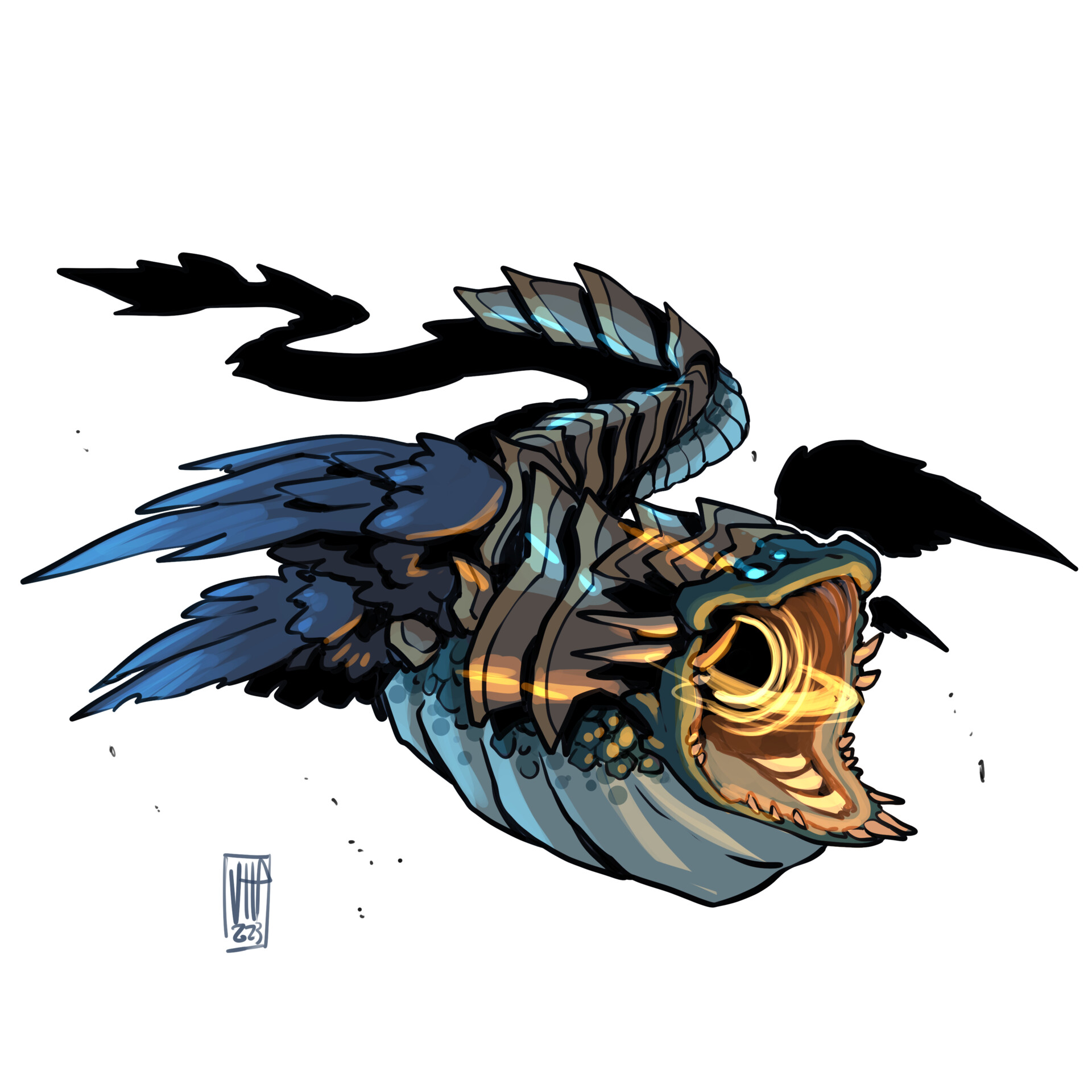 Black Hole Creature by Bone Dust | Scrolller