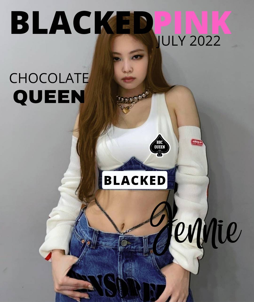 Blackedpink Jennie Chocolate Queen Scrolller