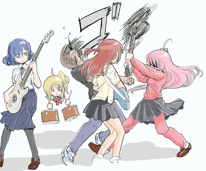 Bocchi protecting her wife Kita from unwanted fans... | Scrolller