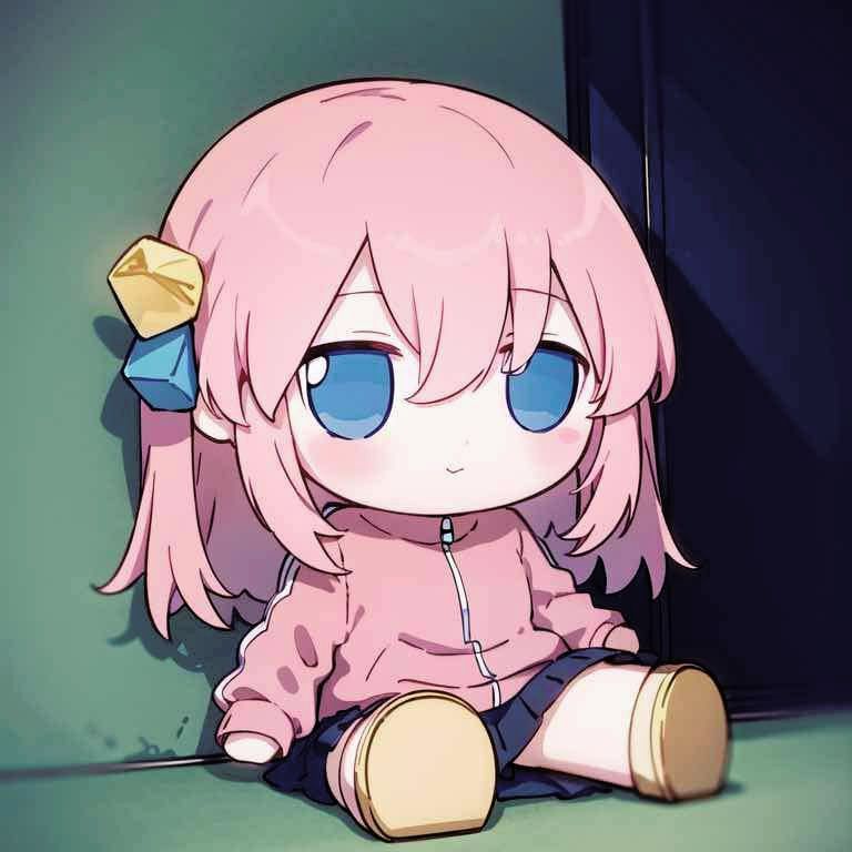 "bocchi the fumo" by sweatingHowl on Twitter! | Scrolller