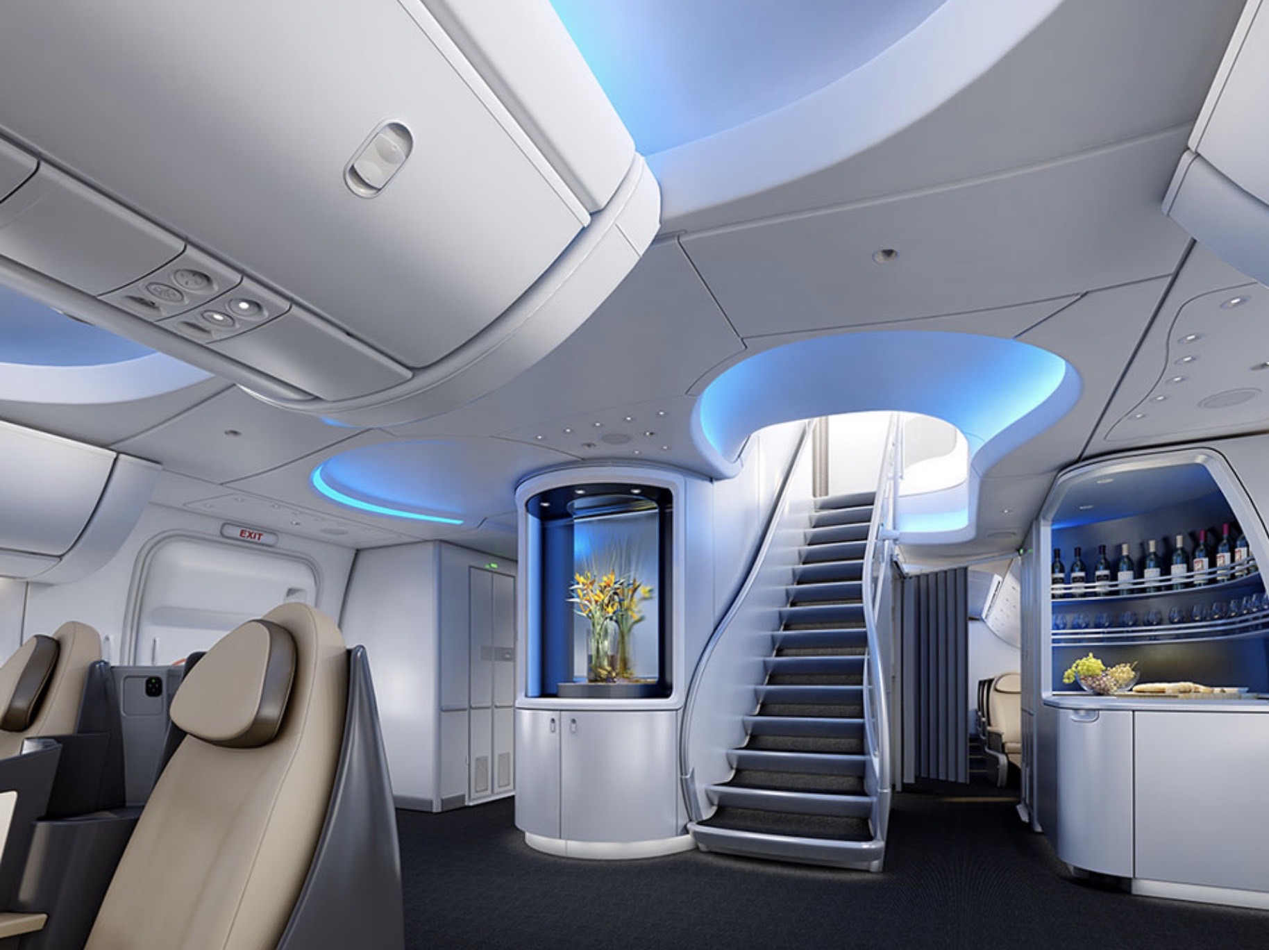 Boeing 747-8 Cabin | Scrolller