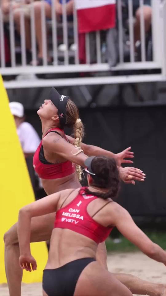 Brandie Wilkerson and Melissa Humana-Paredes - Canadian beach volleyball players | Scrolller