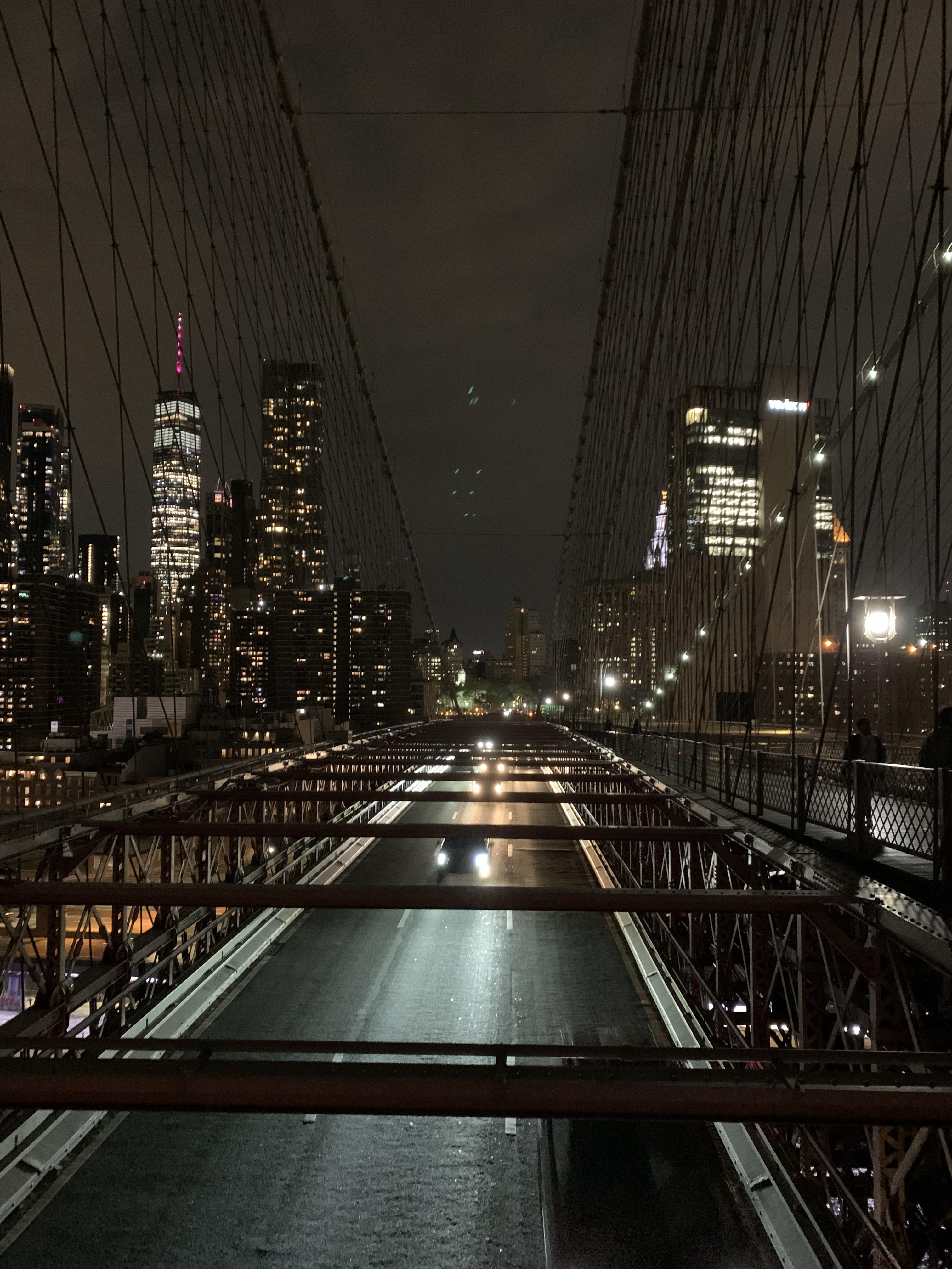 Brooklyn Bridge at Night | Scrolller