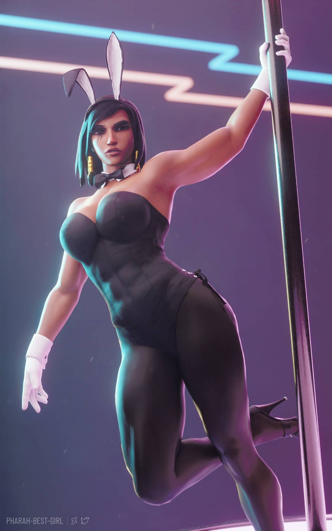 Buff Bunny Pharah (pharah-best-girl)[Overwatch] | Scrolller