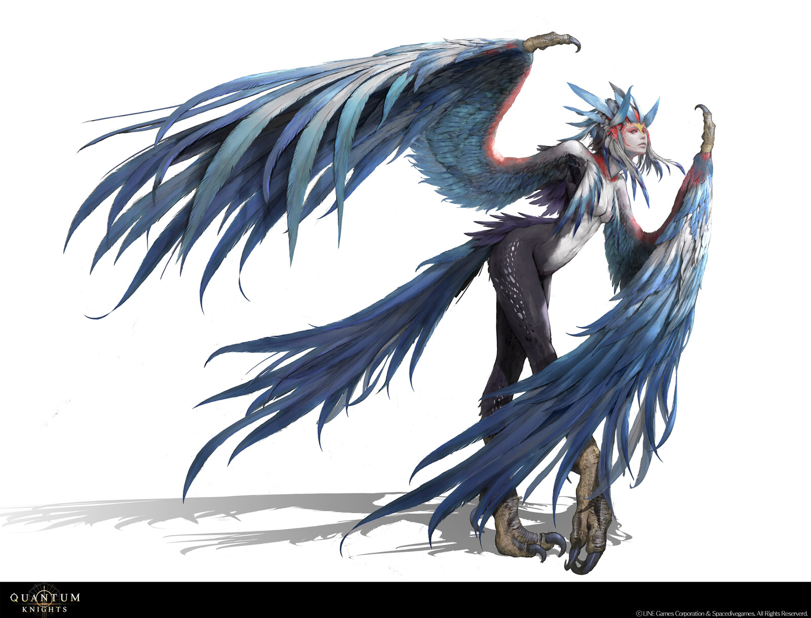 Character concept art Illustration _Quantum Knight_Harpy by Ki woong Kim | Scrolller