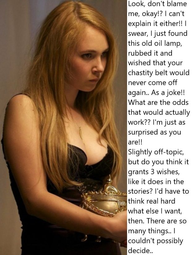 Chastity Fantasy: Caption 273. A little good natured fantasy is in order, in this sub. | Scrolller