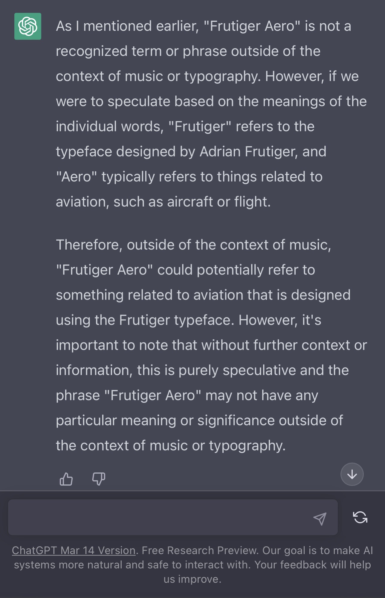 ChatGPT doesn't know about Frutiger Aero | Scrolller