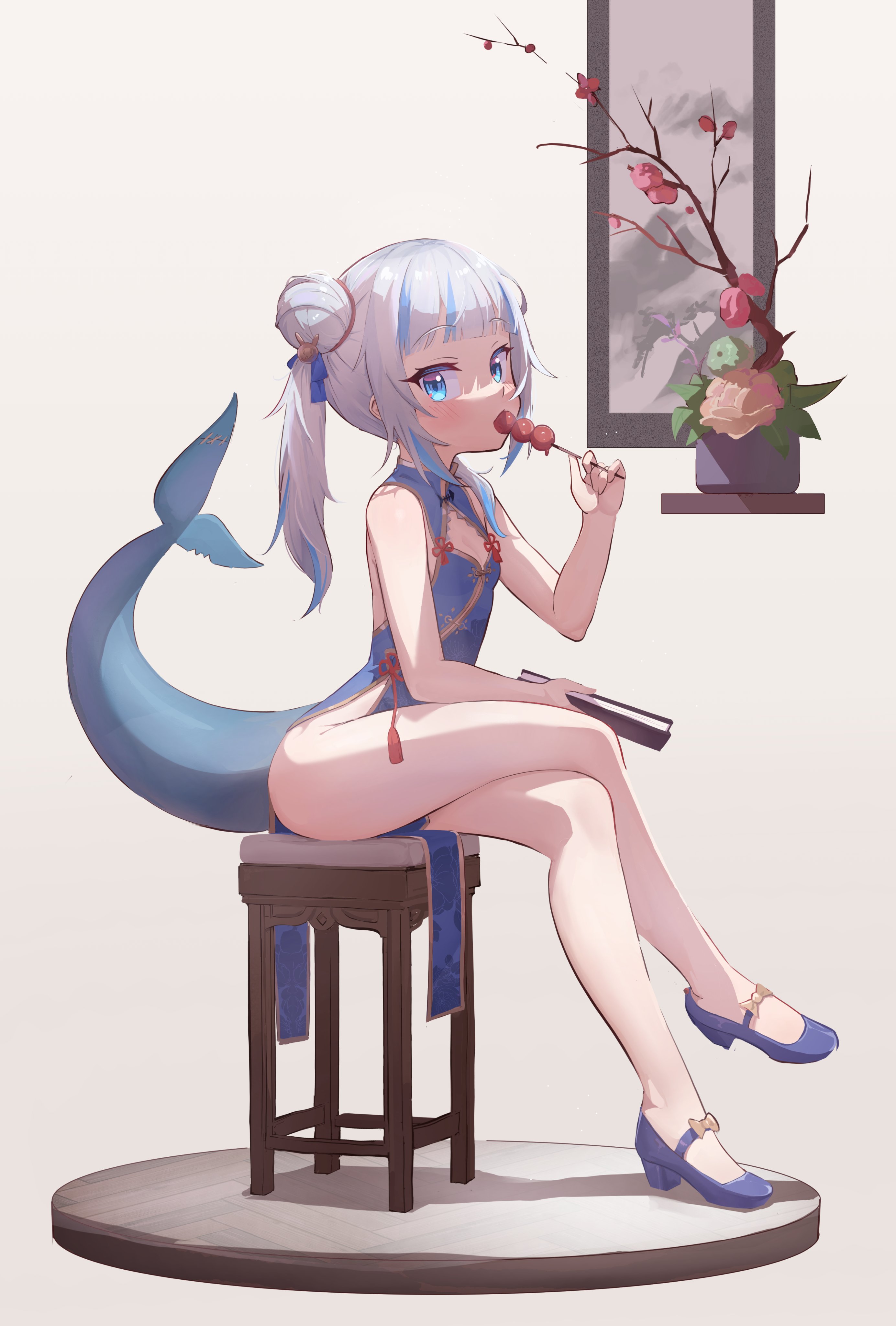 Cheongsam Gura (by @hirotaka0125) | Scrolller