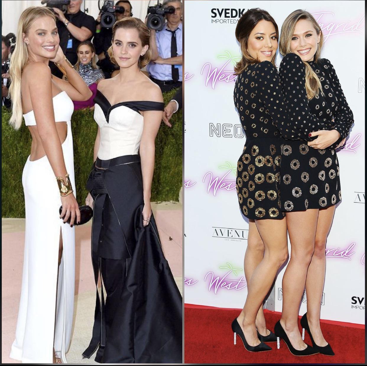 Choose your 3 sum. Margot Robbie & Emma Watson or Aubrey Plaza & Elizabeth Olsen | Scrolller