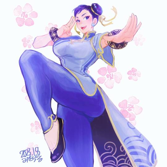 Chun Li Sf6 Art By Misodiru Scrolller