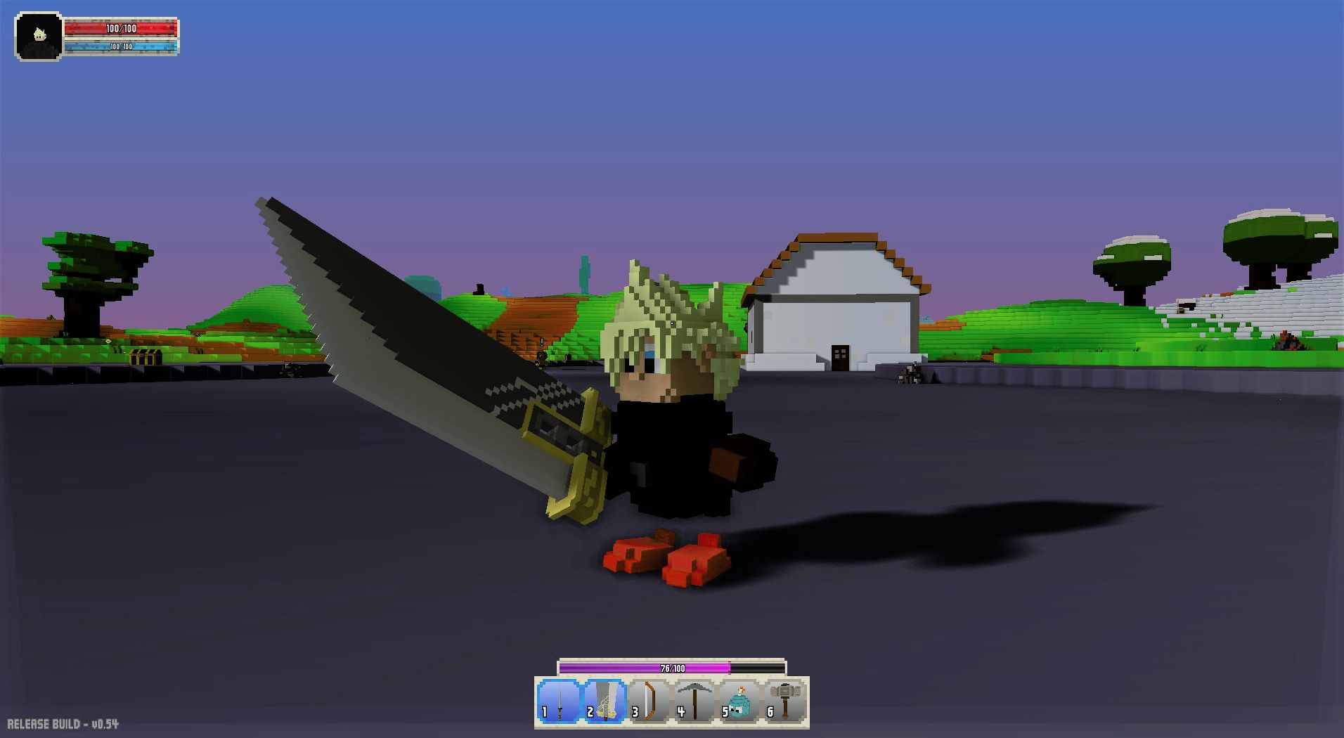 Cloud Strife and Buster Sword | Scrolller