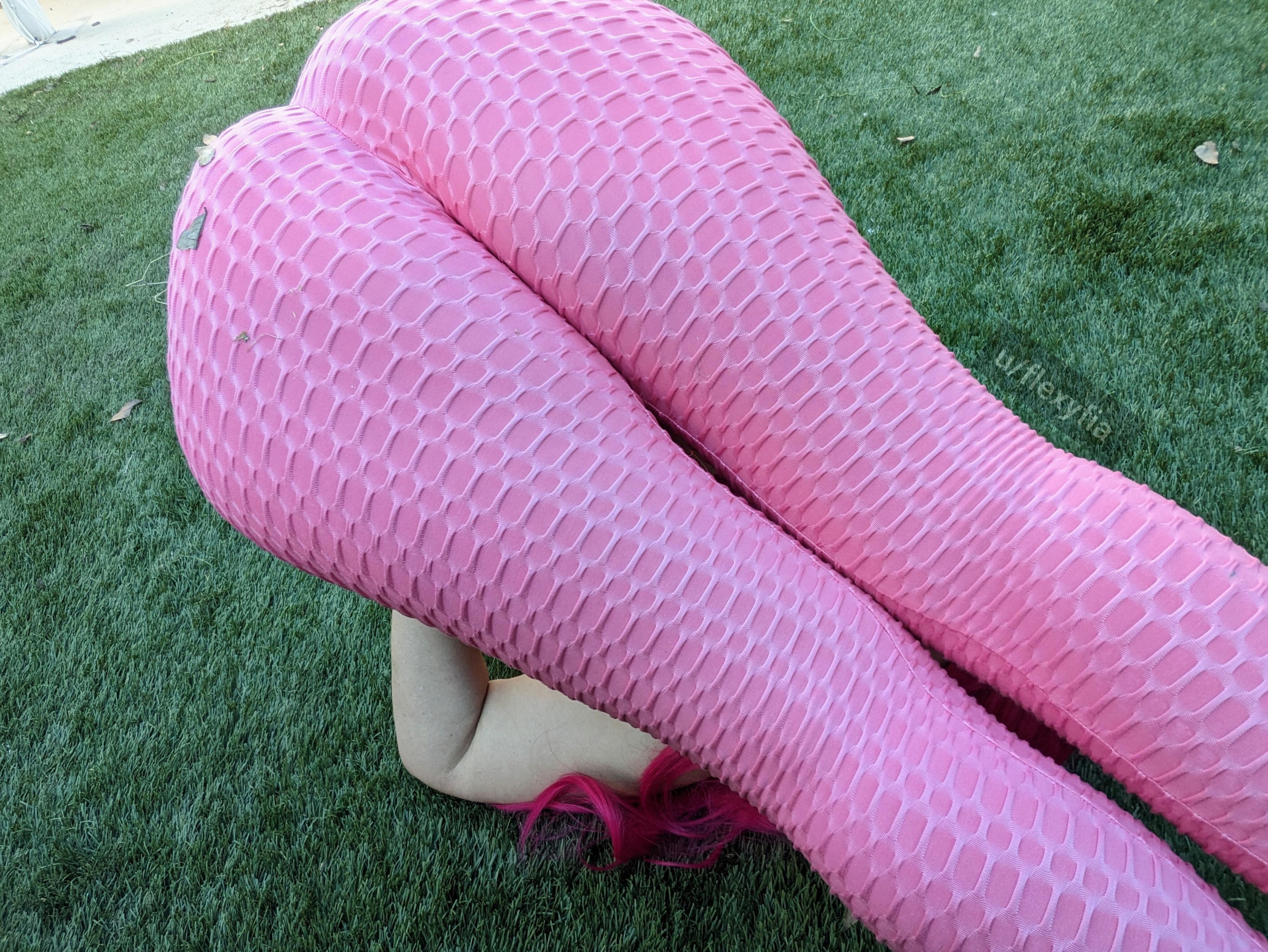 Cooling down in plow pose | Scrolller