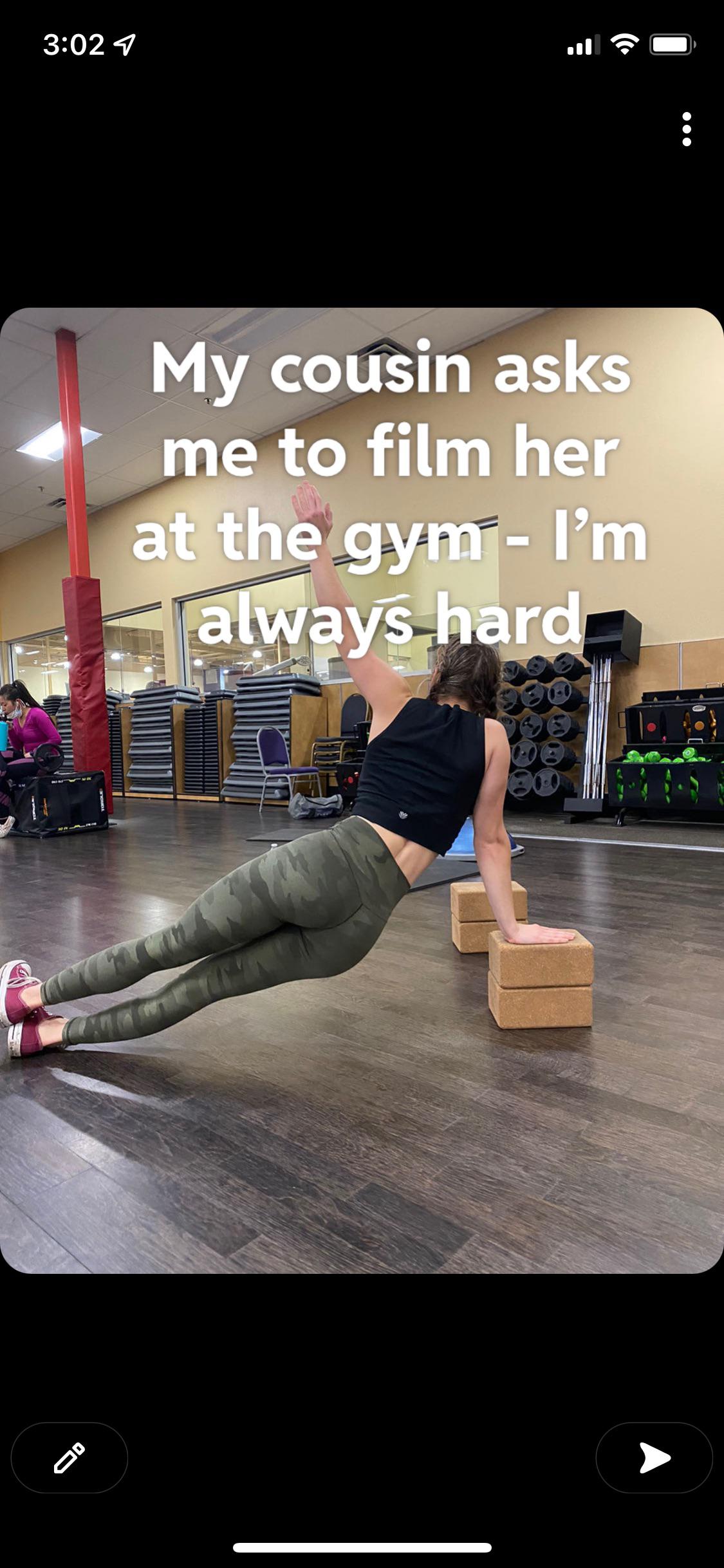 Cousin Gym Fun Scrolller