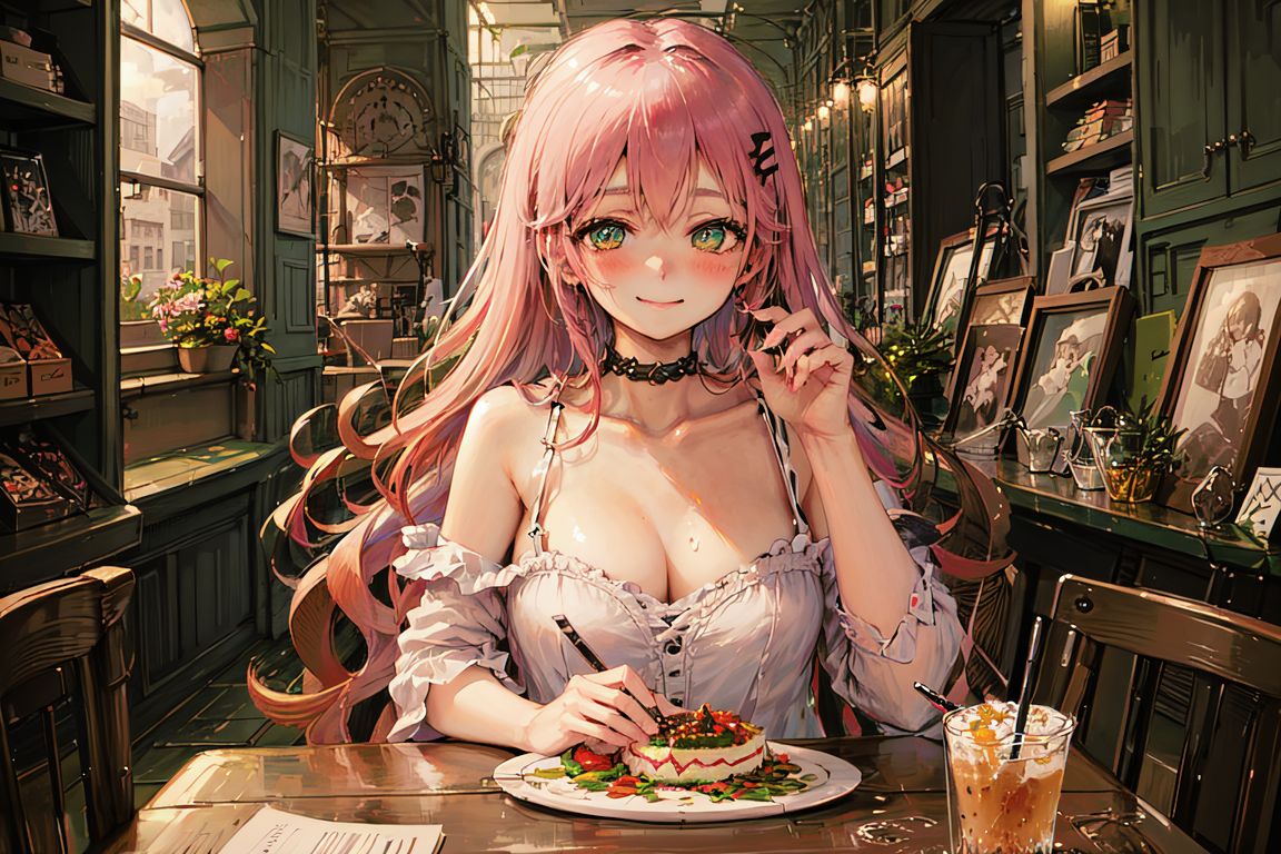 Date in a vintage style cafe | Scrolller