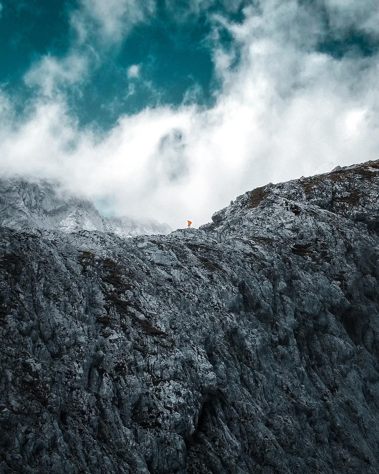Descending the Alpspitze | Scrolller