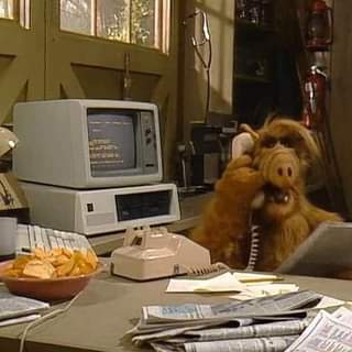 did anybody catch ALF's IBM 5150 pc | Scrolller