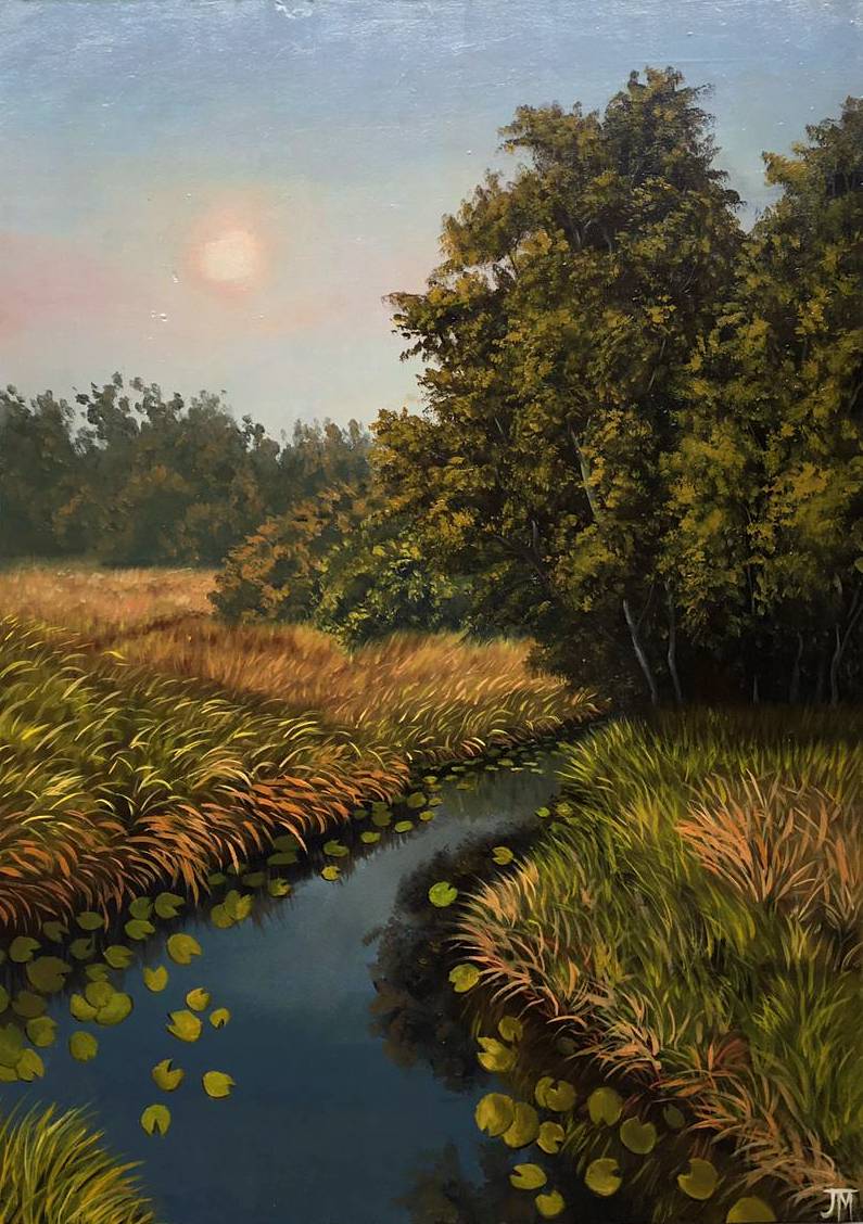 Early Autumn in Ohio, me, oil on panel, 1128x795 | Scrolller