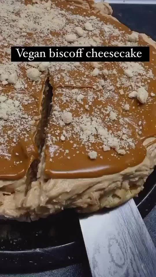 Easy Vegan Biscoff Cheesecake - VegeVega | Scrolller