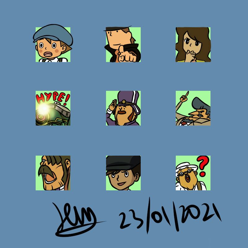 Emote commission!! 3 for $10 or 1 for $5. I've attached my last emote commission as an example ...
