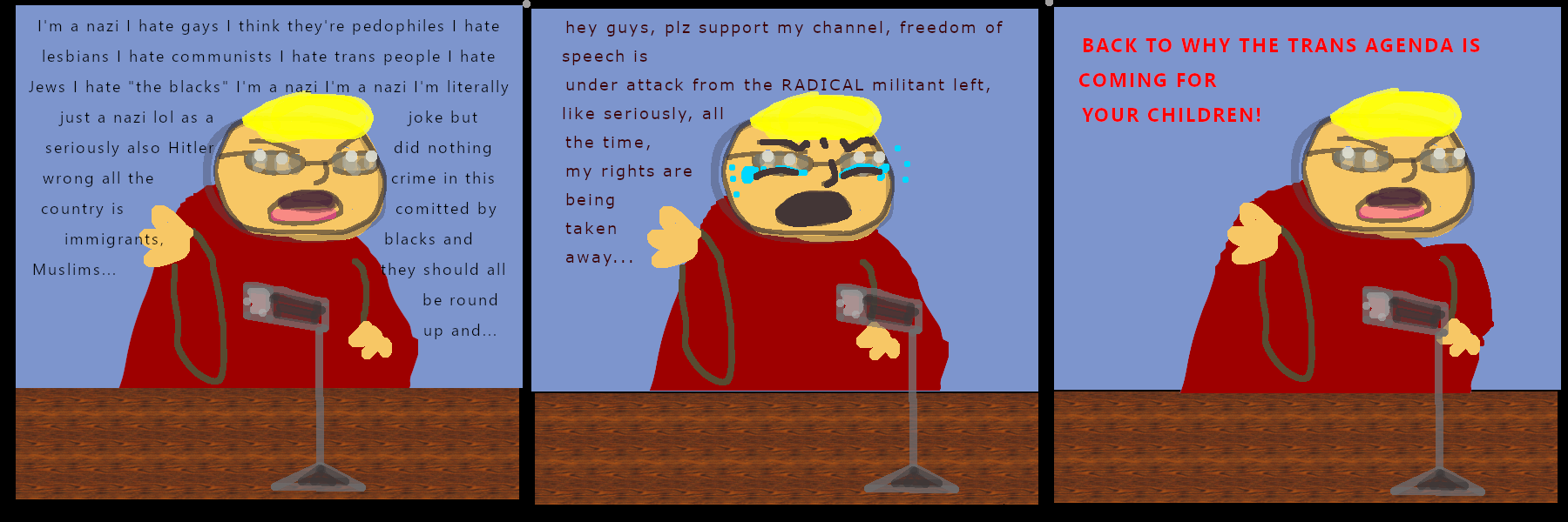 Every right-winger on YouTube, Twitch, etc. | Scrolller