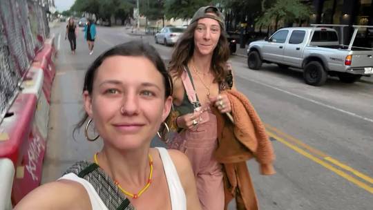 Exposing ourselves across a busy city street | Scrolller