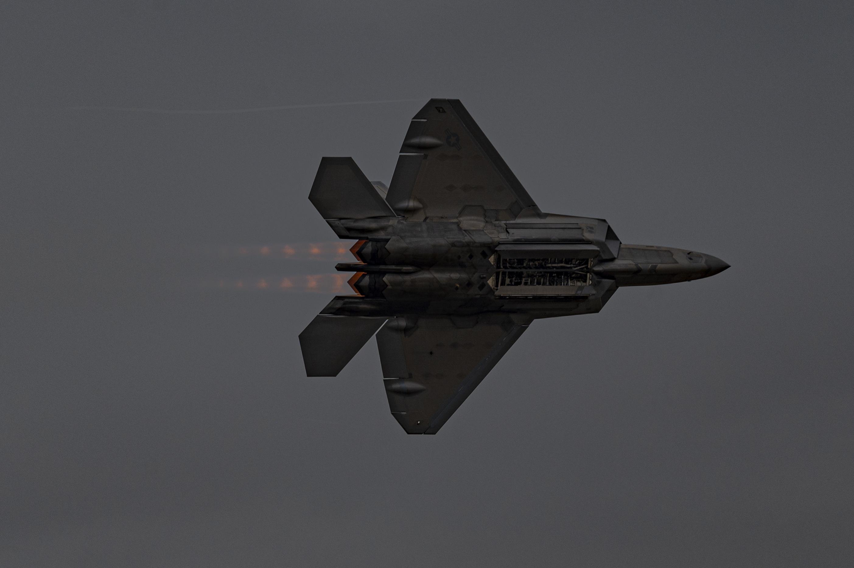 F-22 Raptor during the 2023 Dyess Big Country Air Fest on Dyess Air Force Base, Texas. | Scrolller