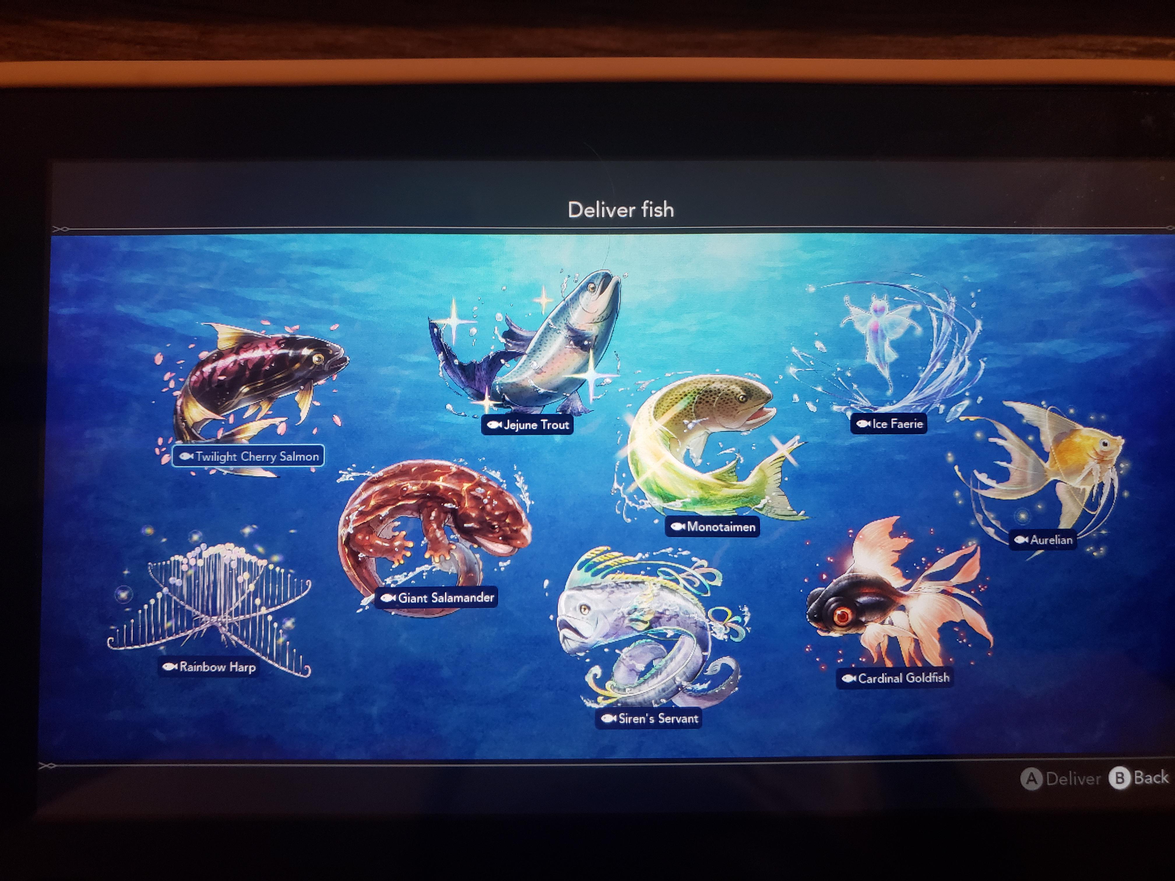 Finally caught all the rare fishies! | Scrolller