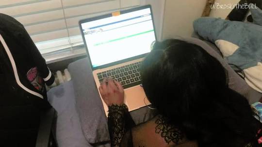 Finishing her homework while I finish inside her | Scrolller