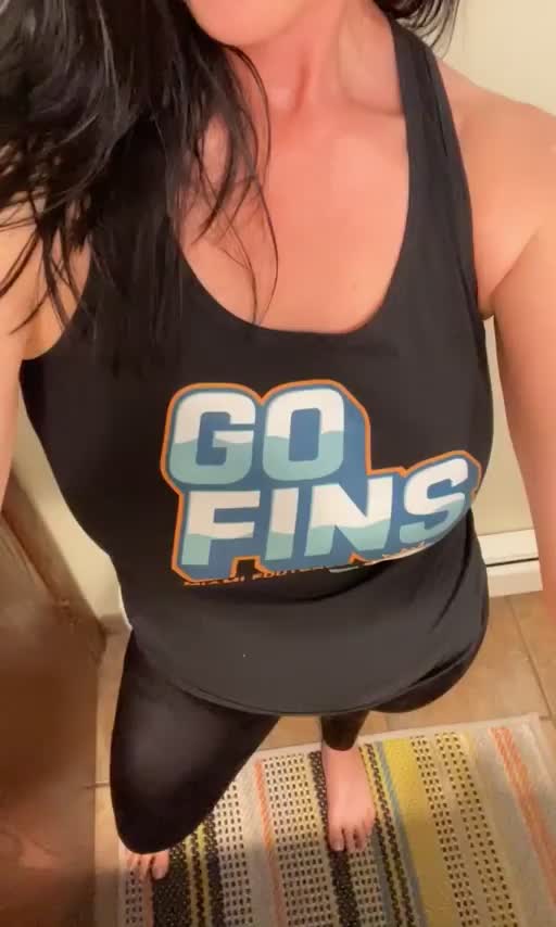 Fins Up! Tits Out! Go Fins 🐬🧡 F45 | Scrolller