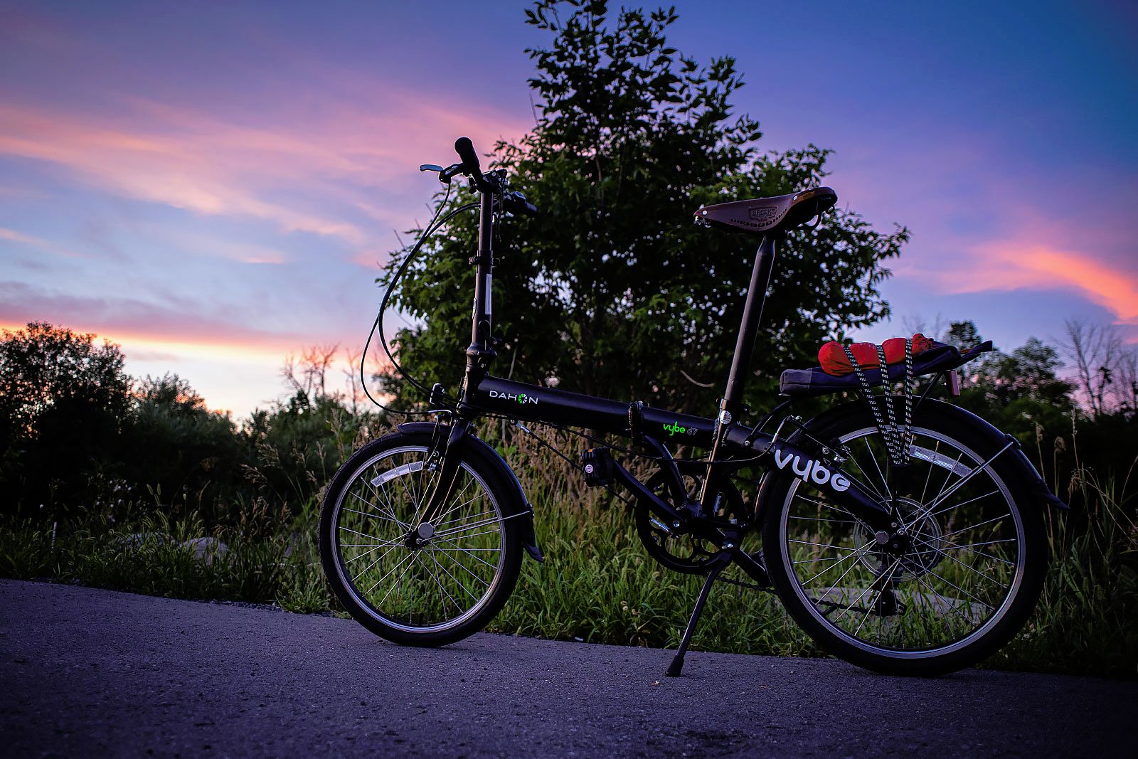 First folding bike and first sunset ride | Scrolller