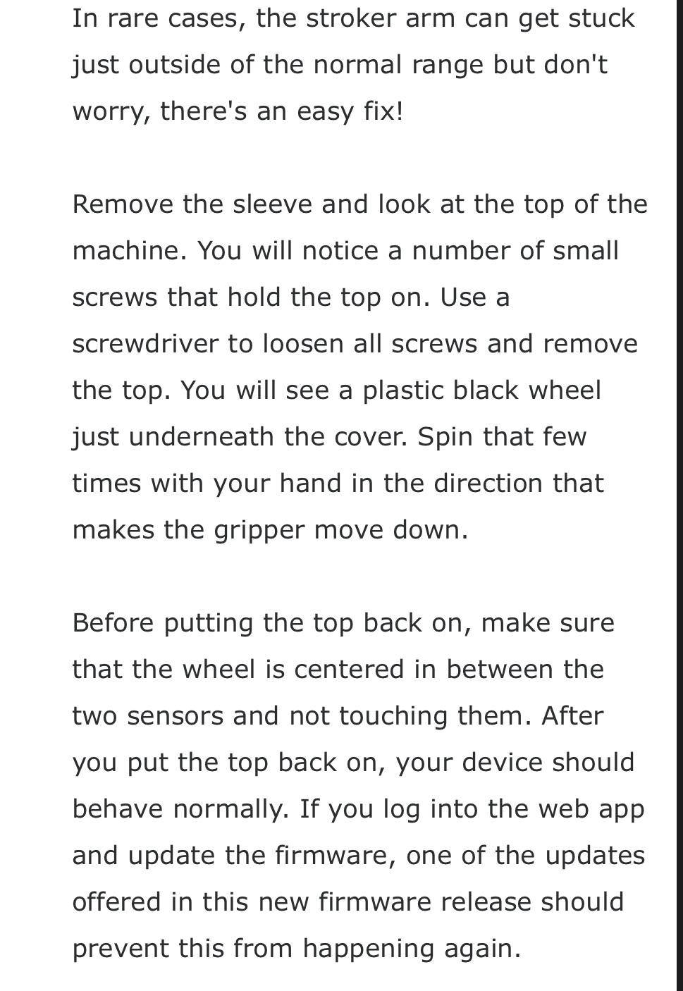 Fix to my last autoblow post on an issue of it not working. | Scrolller