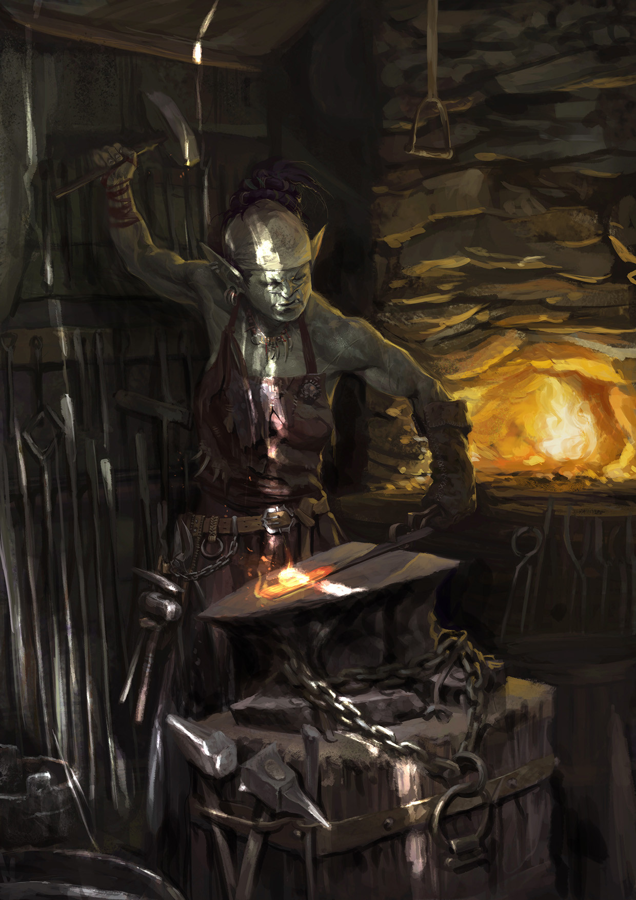 Forging heat by Godfrey Escota | Scrolller