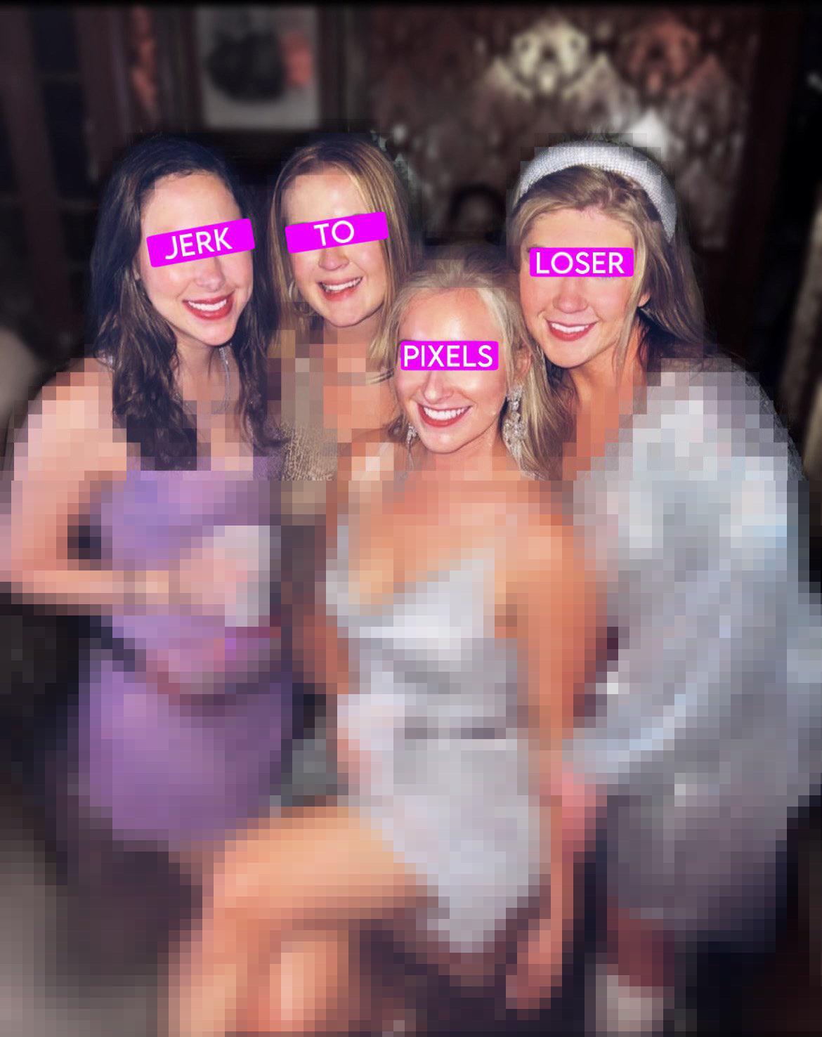 Four girls laughing at losers | Scrolller