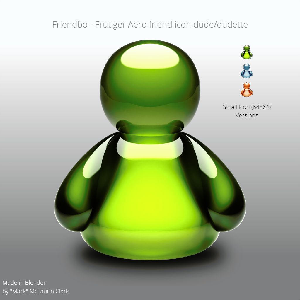 Friendbo (made by me, in Blender) | Scrolller