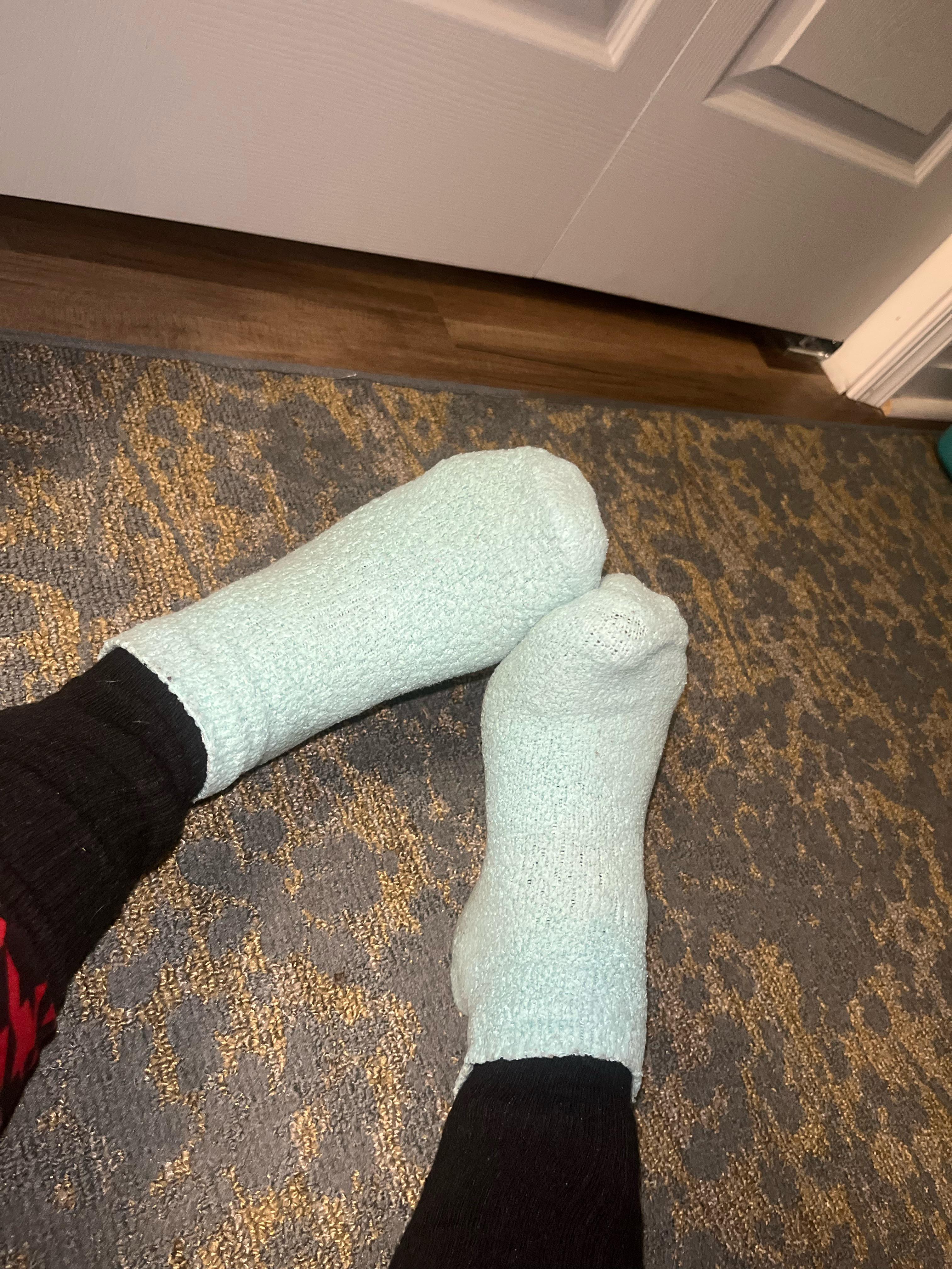 Fuzzy socks>>> regular socks😈🥰 | Scrolller