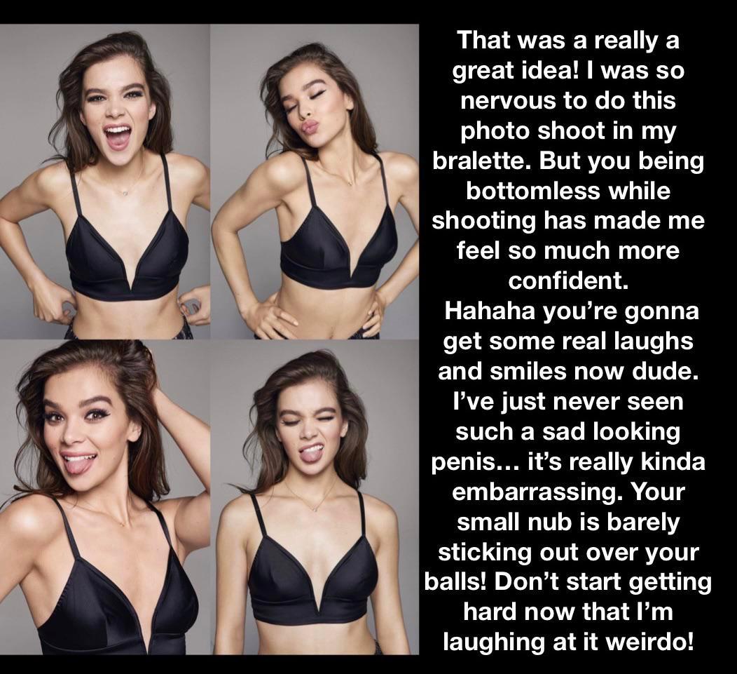 Hailee Steinfeld laughs at your expense. | Scrolller