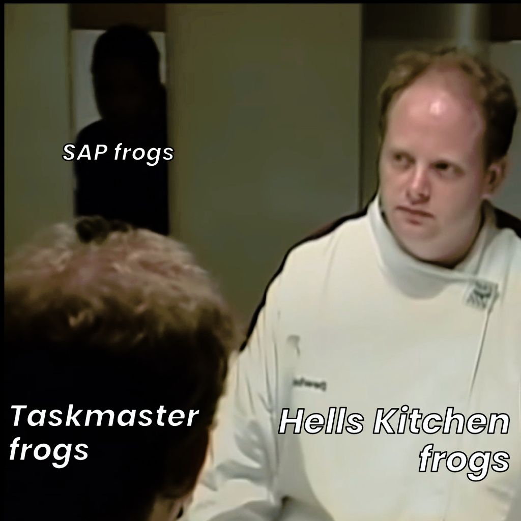 how the times have changed - old frogs get invaded by new frogs v2 | Scrolller