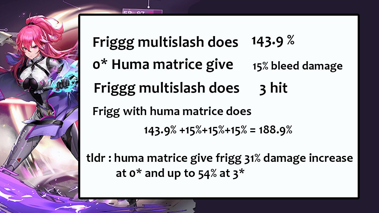 Huma matrice give huge boost to Frigg damage | Scrolller