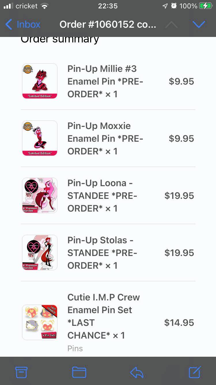 I finally bought my first batch of Hellva Boss merch. I was just in time for the Valentine’s Day ...