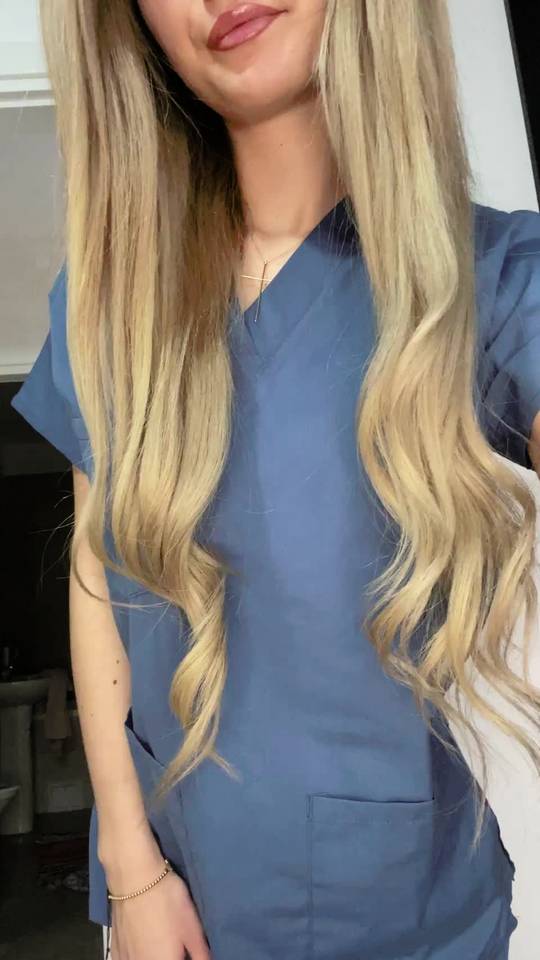 I love showing off what I got under my scrubs hihi | Scrolller