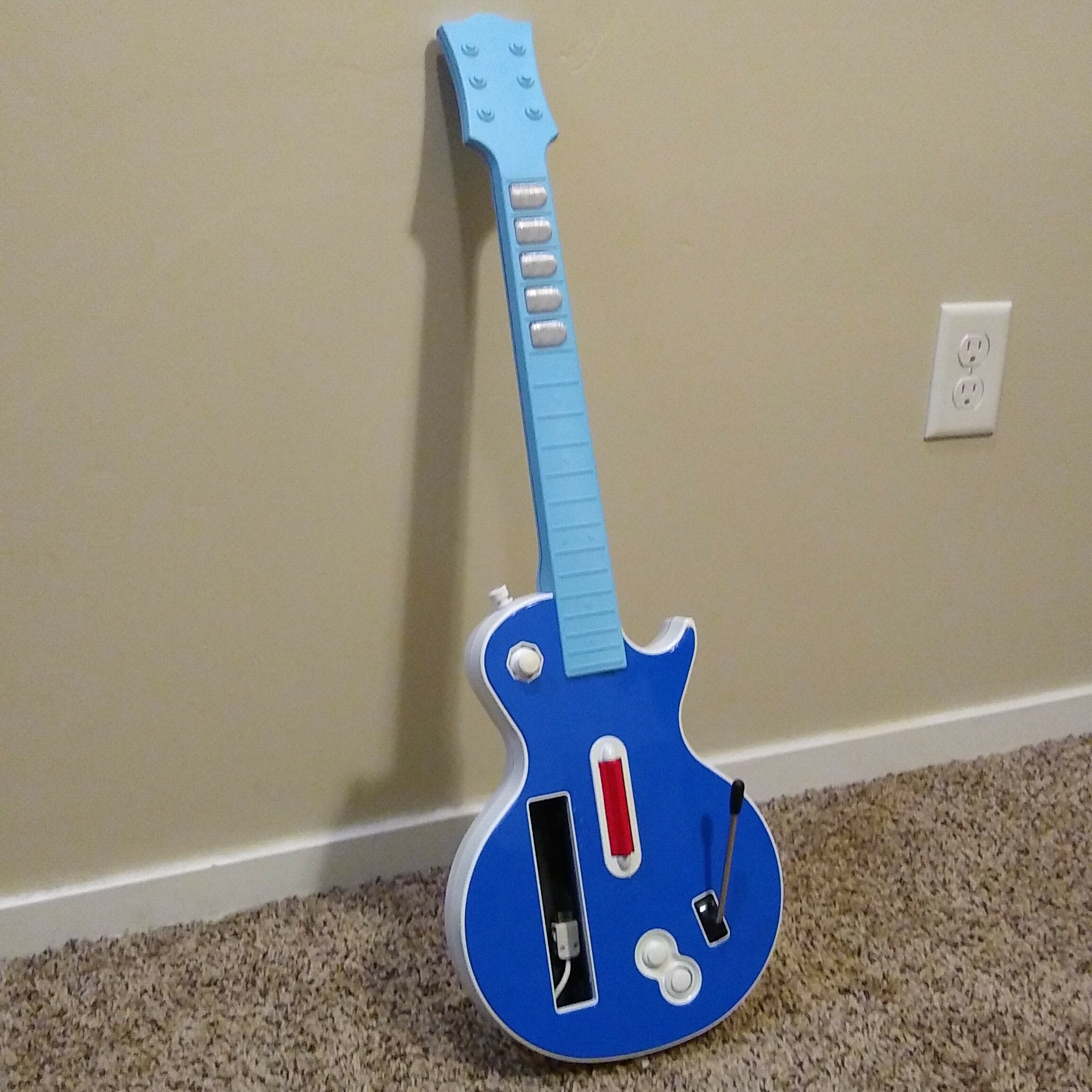 I made a Gawr Gura inspired Guitar Hero controller! Get better soon goomba :) | Scrolller