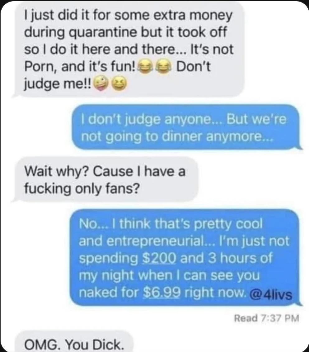 I mean, he's got a point. | Scrolller